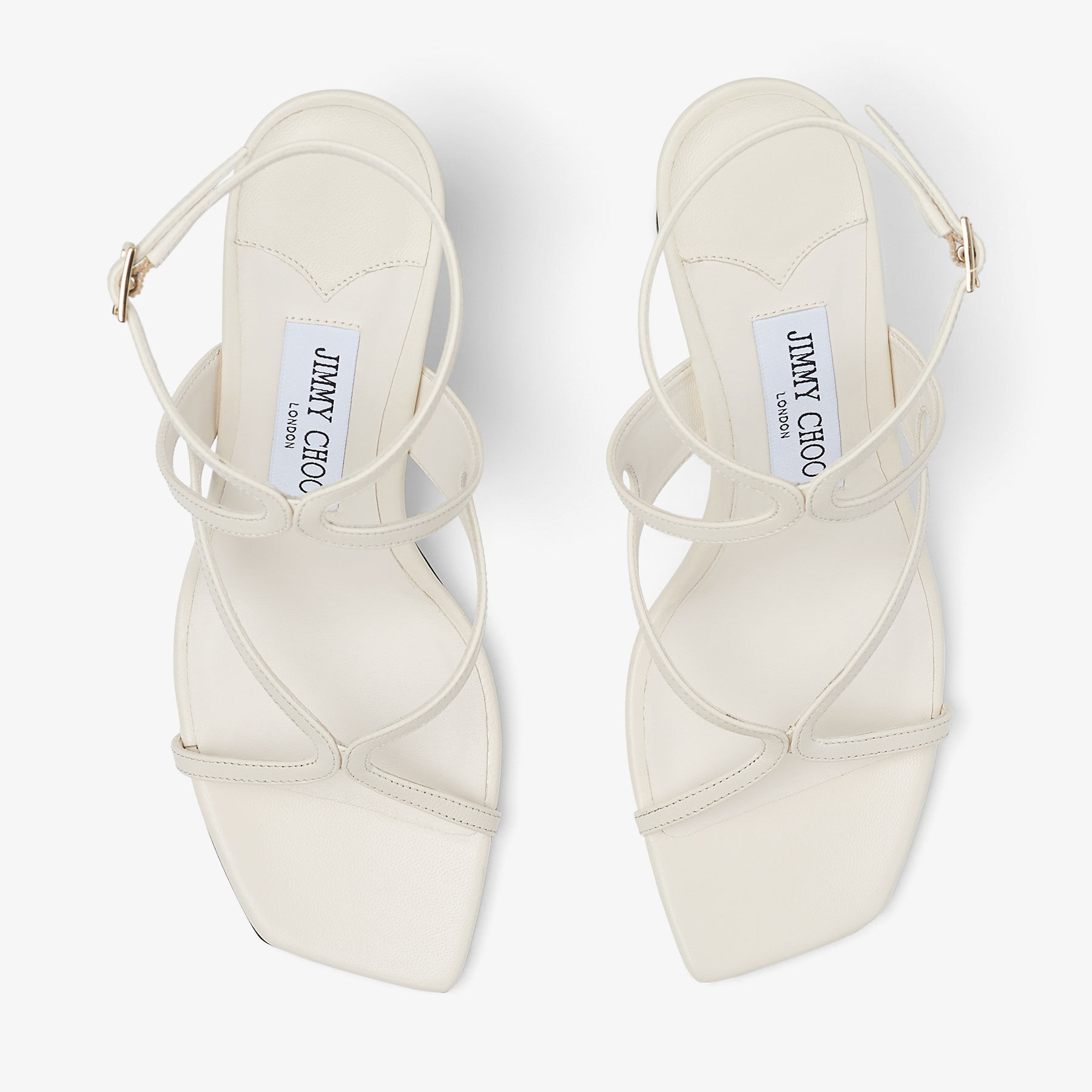 Azie 85|Latte Nappa Leather Sandals| JIMMY CHOO Azie 85|Latte Nappa Leather Sandals| JIMMY CHOO
